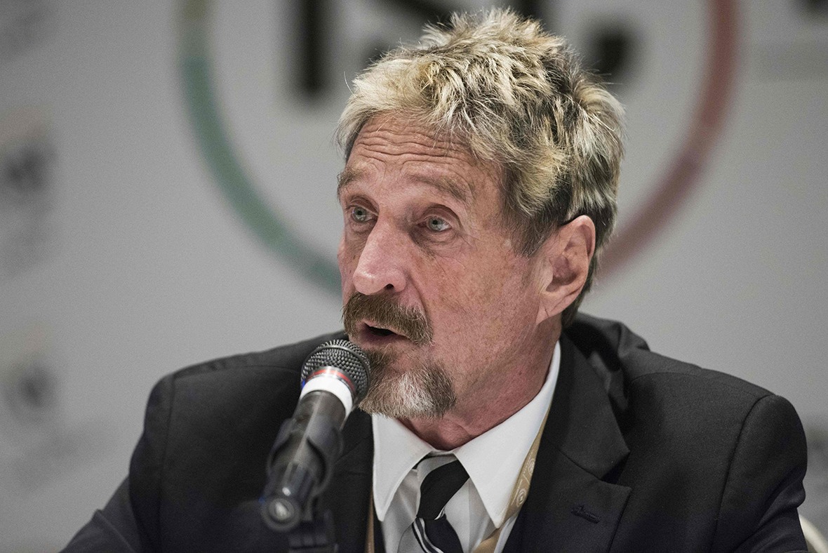 McAfee founder John McAfee accused of tax evasion - Flotilia